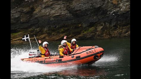 Looe Rnli Volunteers Officially Name Their New D Class Inshore Lifeboat