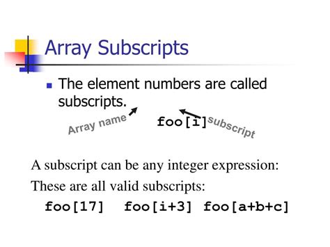 Ppt Arrays In C Lecture 5 Powerpoint Presentation Free Download