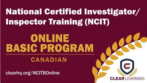 Spaces Are Filling Up Fast Register Now For Clears Next Ncit Basic