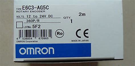 New In Box Omron Plc E6c3 Ag5c 360p R Rotary Encoder