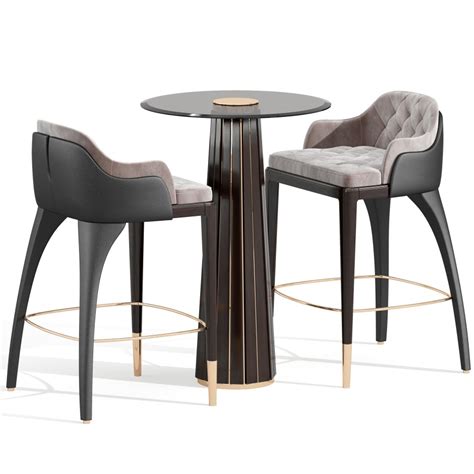 Darian Bar Table 3D Model For Corona