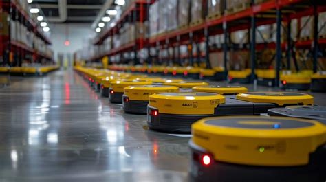 Free Automated Warehouse Robots Image Download At Stockcake