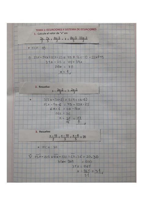 Solution Soluci N Sistemas De Ecuaciones Studypool
