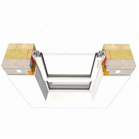Dl272 150mm Masonry Cavity Wall Upvc Tilt And Turn Window Detail Plan