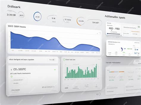 Premium Photo Dashboard Template With Charts To Customize