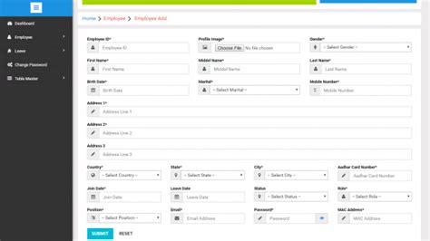 H R Management System Project In Php With Source Code And Report Download Kashipara