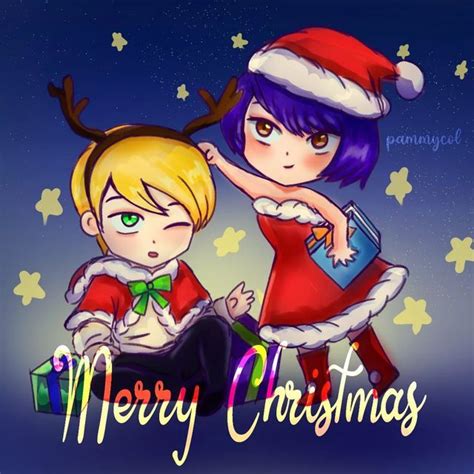 Nicol On Instagram Chibis Del Feligami En Navidad