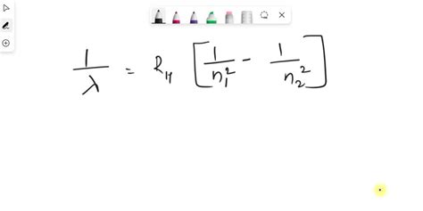 Solved λ For One Line Of The Hydrogen Spectrum Is 4118 X 10 4 Cm Use