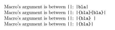 Macros Why Does Tex Remove Braces Around Delimited Arguments Tex