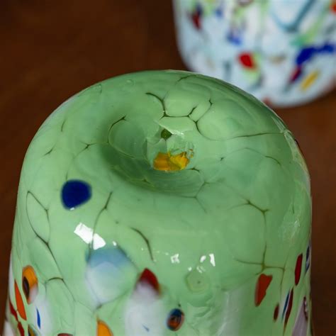 Vintage 20thc Italian Set Of 8 Handmade Drinking Glasses Made In Murano — Pushkins