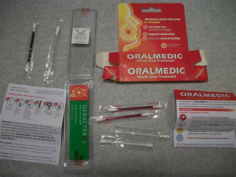 Filedebacterol And Oralmedic Swabs And Packaging