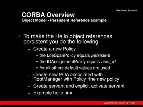 Ppt Corba Part Ii Powerpoint Presentation Free Download Id5126457
