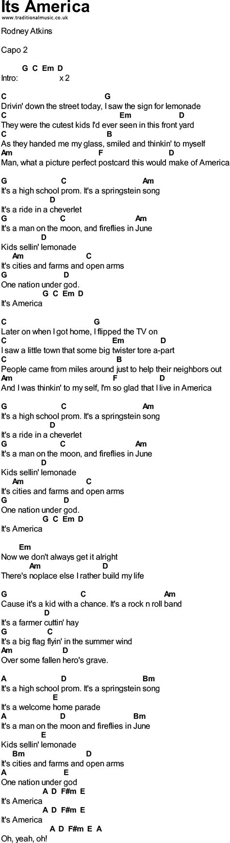 Bluegrass Songs With Chords Its America