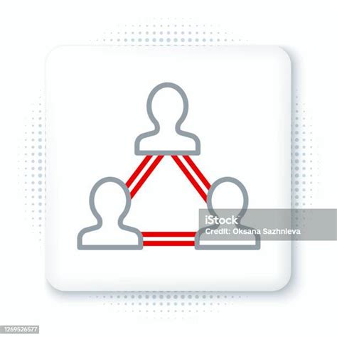 흰색 배경에 격리된 라인 프로젝트 팀 베이스 아이콘입니다 비즈니스 분석 및 계획 컨설팅 팀 워크 프로젝트 관리 개발자 다채로운