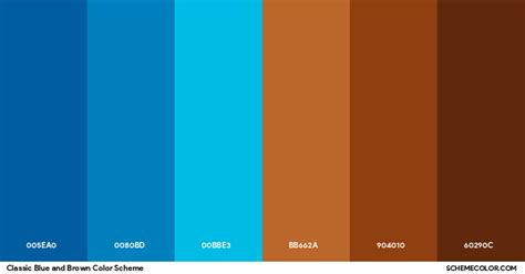 What Color Is Brown And Blue
