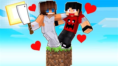 Me Casei Com A Garota Yandere Em Apenas Um Bloco No Minecraft Youtube