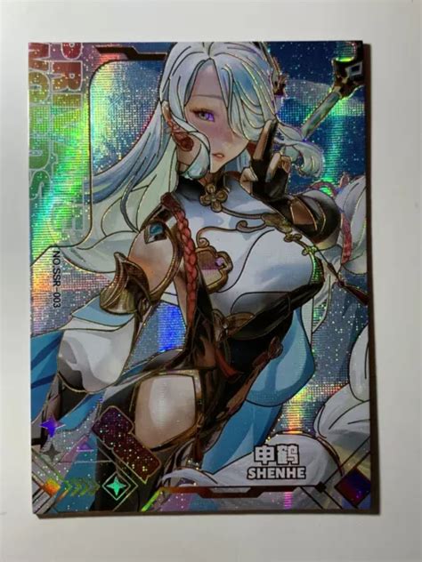 Carta Shenhe Genshin Impact Ssr Acg Goddess Story Waifu Anime Olo