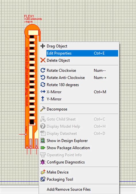 analog flex sensor library for proteus the engineering projects