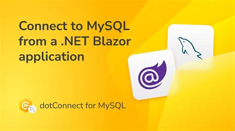 Connect C To Mysql And Mariadb In Net Blazor Using Ef Core