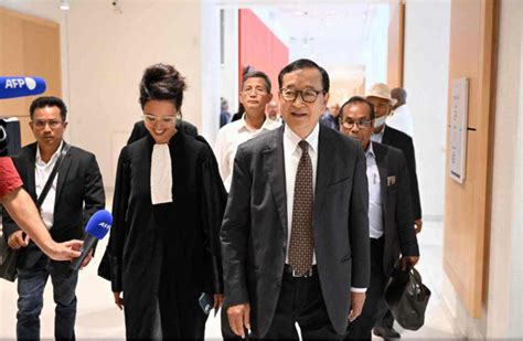 Defamation Trial Of Cambodian Opposition Leader Opens In Paris The