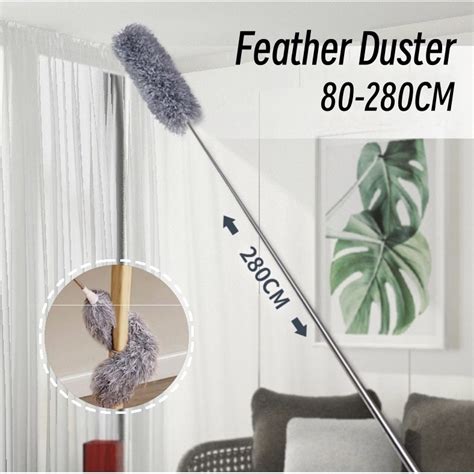 280cm Microfiber Duster Cobweb Ceiling Duster Washable Extendable