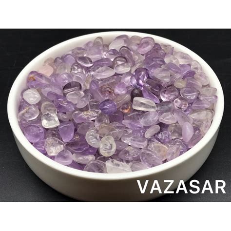 【vazasar】24h 嚴選 天然 薰衣草紫水晶 紫水晶 淺紫水晶 水晶 碎石 2月生日石 蝦皮購物