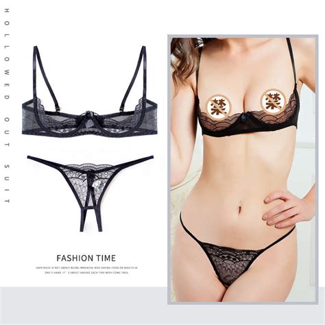 Seductive Wild Open Cup Bra Set Sofyee