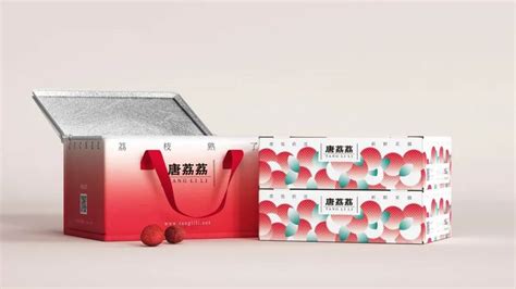 Two Boxes With Red And Blue Designs Are Next To Each Other