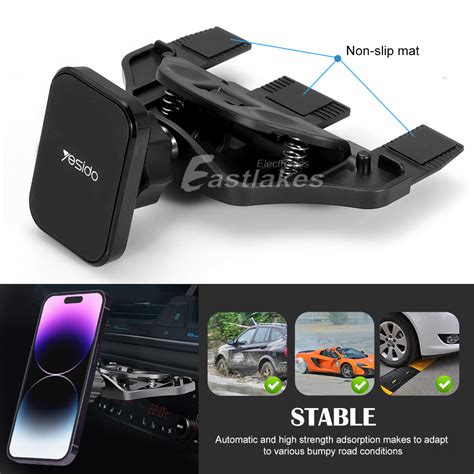 Yesido Magnetic Cd Slot Car Phone Holder Mount