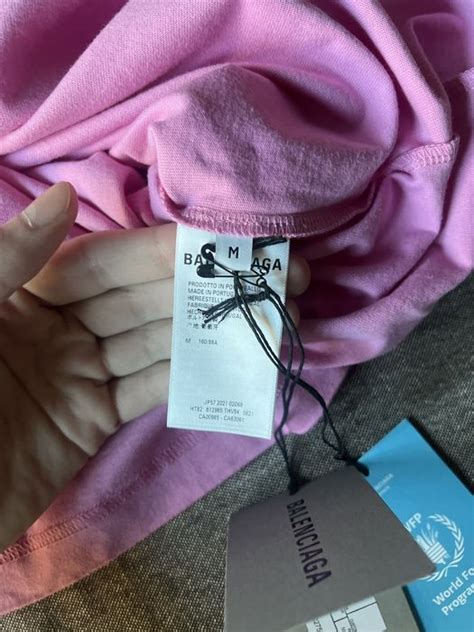 Balenciaga Balenciaga Wfp World Food Programme Pink Shirt Grailed