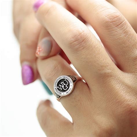 College Ring Graduation Rings Class Rings School Rings Senior Etsy