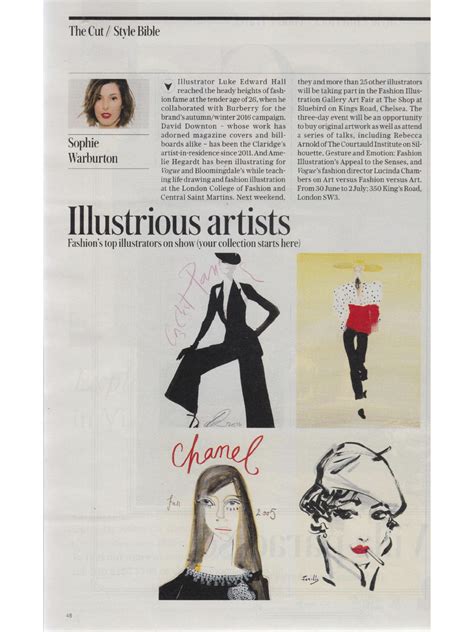 Telegraph Magazine Fashion Illustration Gallery
