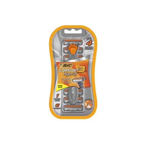 Maquina De Afeitar Bic Hybrid 1maquina 6repues Jumbo
