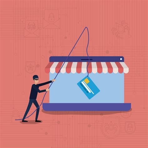 Premium Vector Cyber Security With Laptop And Hacker