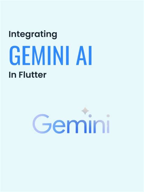 Integrating Gemini Ai In Flutter Easy Techstack