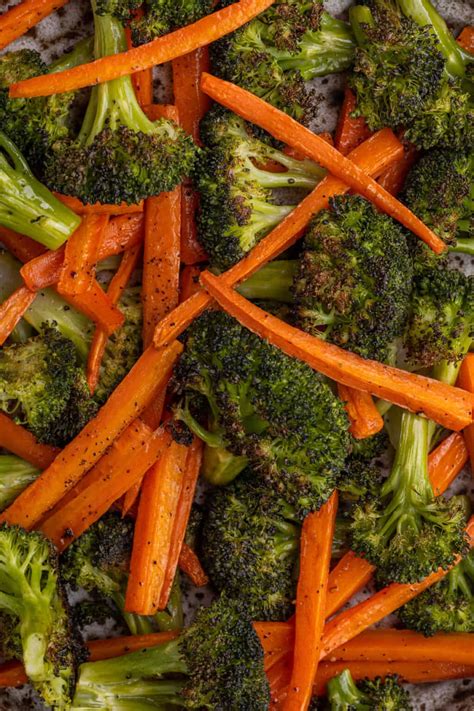 20 Minute Roasted Broccoli And Carrots — Marleys Menu