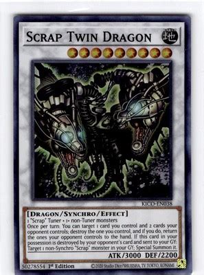 Scrap Twin Dragon Starstrike Blast 1st Edition Super Rare Nm Kico