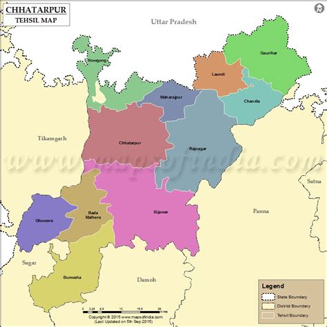 Chhatarpur Tehsil Map Chhatarpur Tehsil List