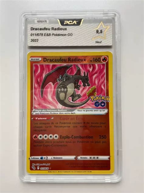 Carte Pokemon Pca 95 Dracaufeu Radieux 1178 Pokemon Go Pca 95 Rare