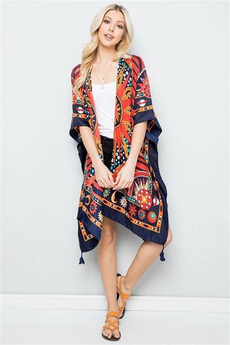 Boho Duster Kimono Etsy
