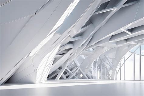 Premium Photo Abstract Architecture Background 3d Rendering