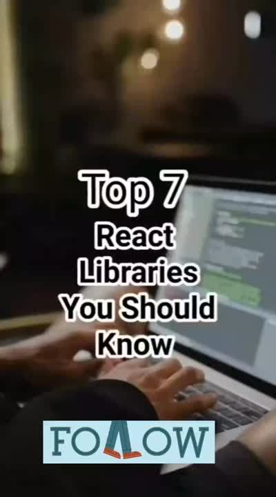 Ayush Singh ⚛ On Linkedin Boost Your React Skills With These Top 7
