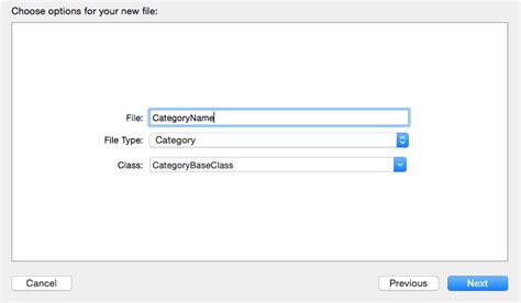 Ios How Do I Create A Category In Xcode Or Higher Stack Overflow