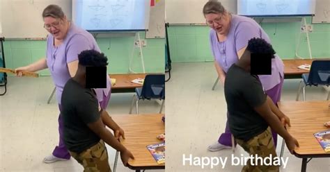 Tiktok Of Teacher Giving Student Birthday Spanking Sparks Debate