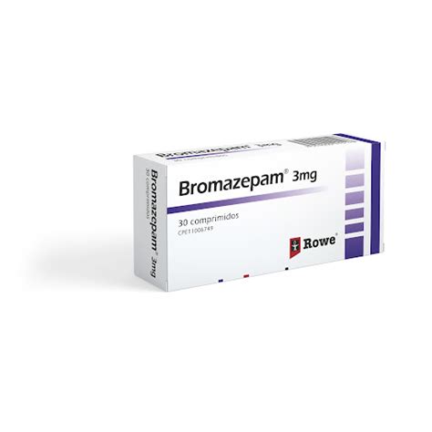Psi Bromazepam 3 Mg Rowe Caja X 30 Comprimidos