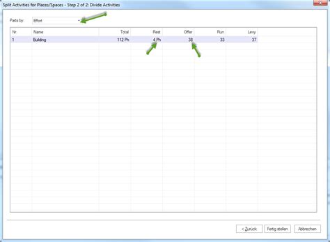 Split Activities Into Places Subproject — Rillsoft Project 9