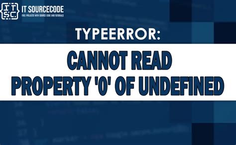 [solved] typeerror cannot read property 0 of undefined