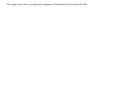 deployment planning sonic smartfabric manager for powerscale