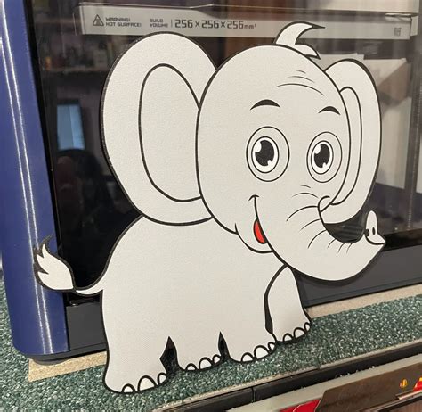 Wallart Elephant Ams Version 来自 Ideat0m Makerworld