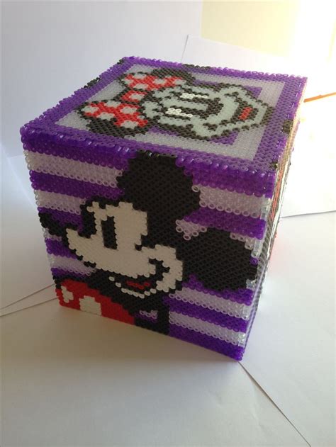 Lampe Mit LED Deckel Mit Leuchtperlen Fuse Bead Patterns Diy Gifts Fuse Beads